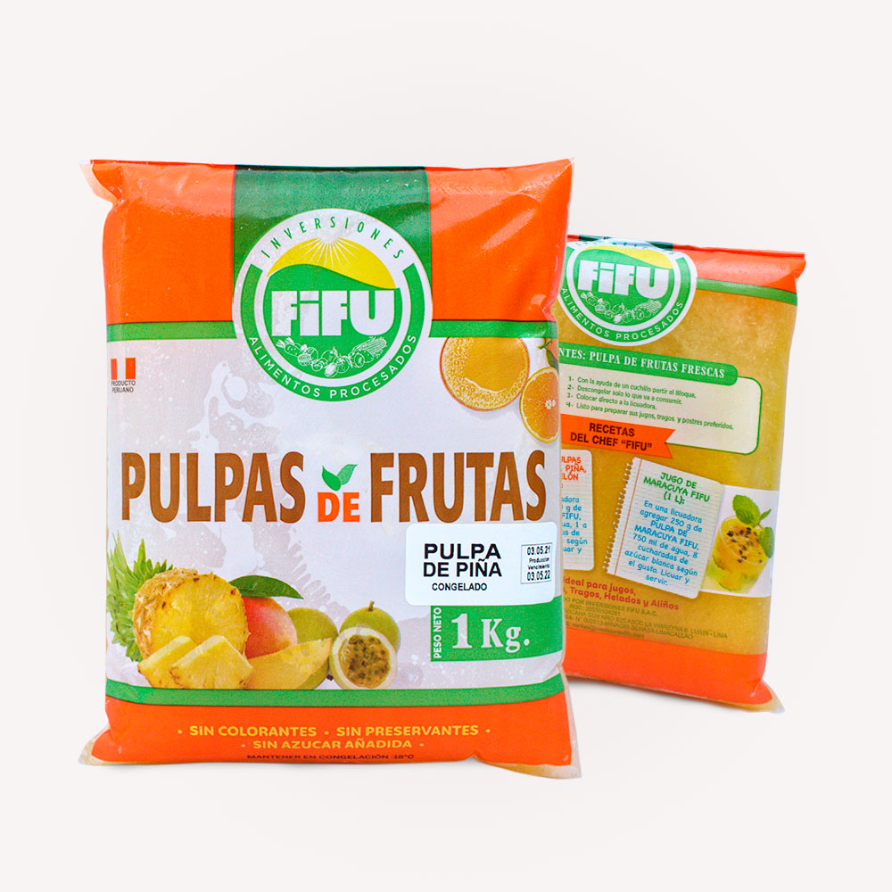 Pulpa de Piña Bls x 1.0KG - FIFU