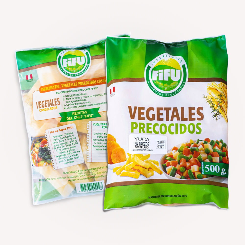 Yuca en Bastones Bls x 1/2KG - FIFU