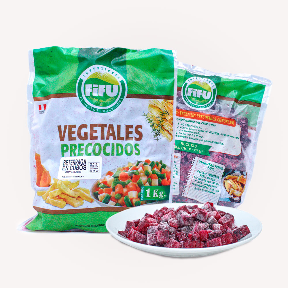 Beterraga en Cubos Bls x 1.0KG - FIFU